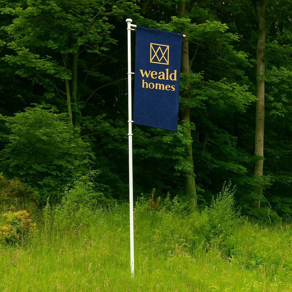 UK House Builder Flagpoles Systems | Rotating Flag Arms | Swivel Top ...