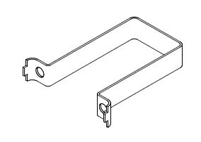 200mm x 100mm Sign Post Clips - 8"x4" Clip – Sign Trade Supplies Ltd