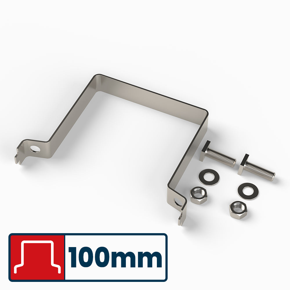 100mm 4" Square Post Clips | Sign Trade Supplies – Sign Trade Supplies Ltd