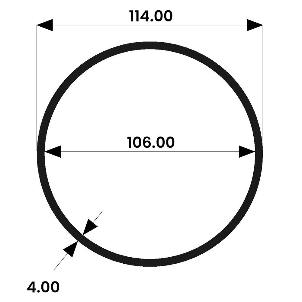 114mm Diameter Aluminium Sign Posts | Large Sign Supports – Sign Trade ...