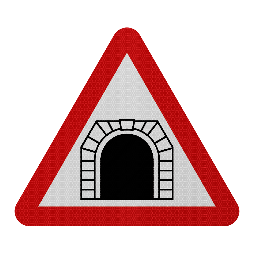 Tunnel Ahead Road Sign | Diagram 529.1 | RA2 | Post Mountable – Sign ...