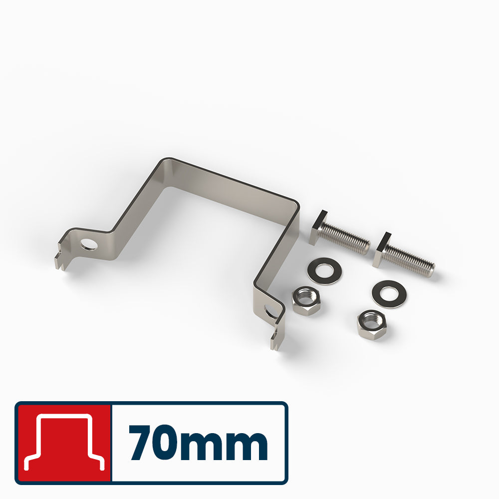 70 x 70mm Square Post Clip – Sign Trade Supplies Ltd