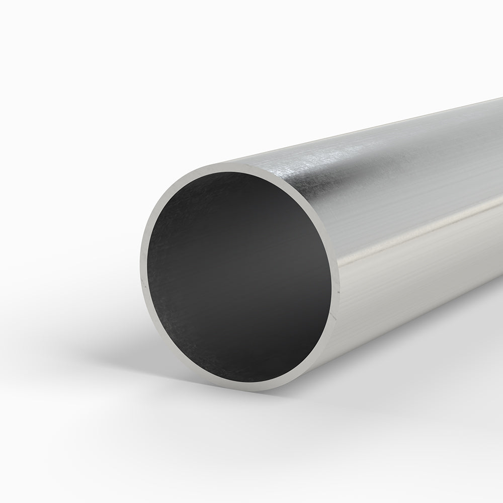 76mm Dia Aluminium Sign Post | 3" Aluminium Tube | Mill, Grey, White ...