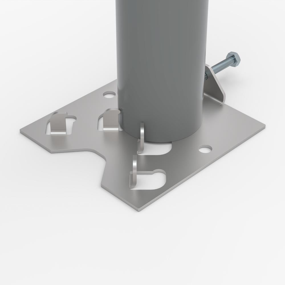 Universal Sign Post Base Plates | Sign Posts & Fixings | Sign Trade ...