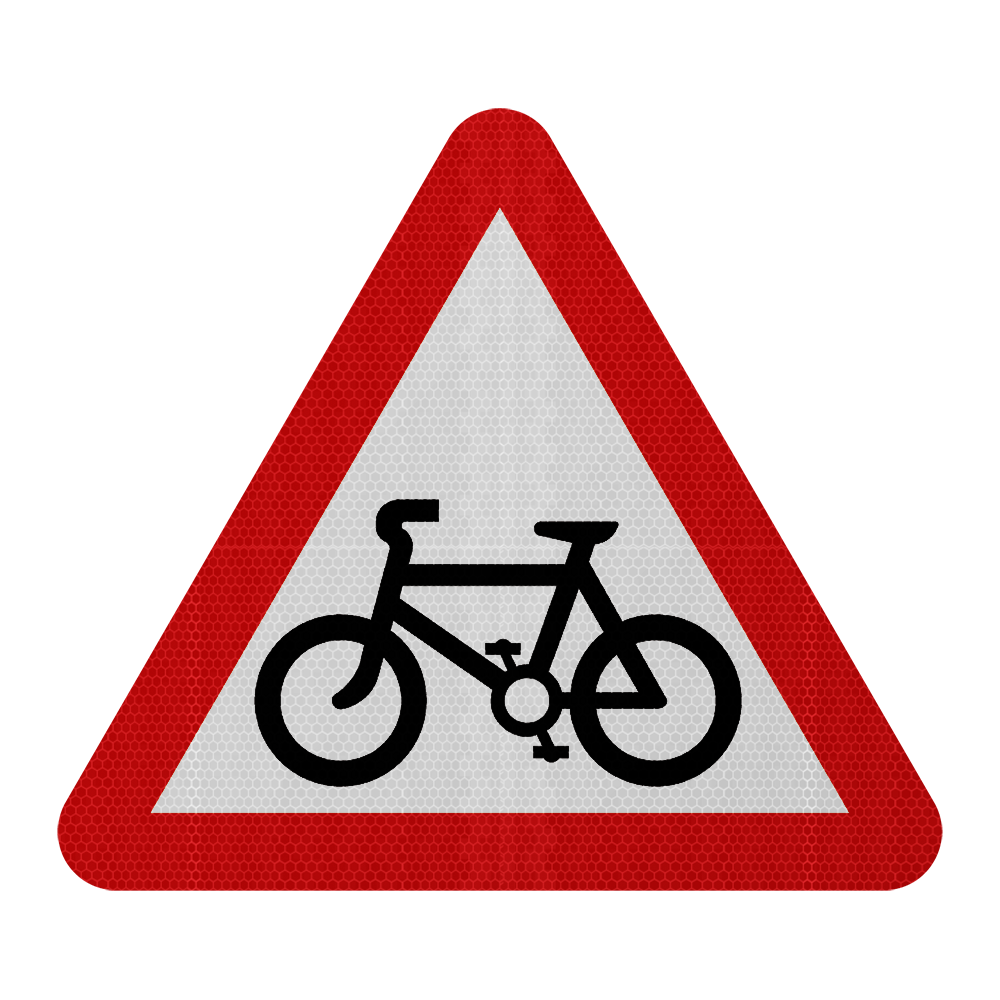 Cycle Route / Race Ahead Traffic Sign | Diagram 950 | RA2 | Post Mount ...