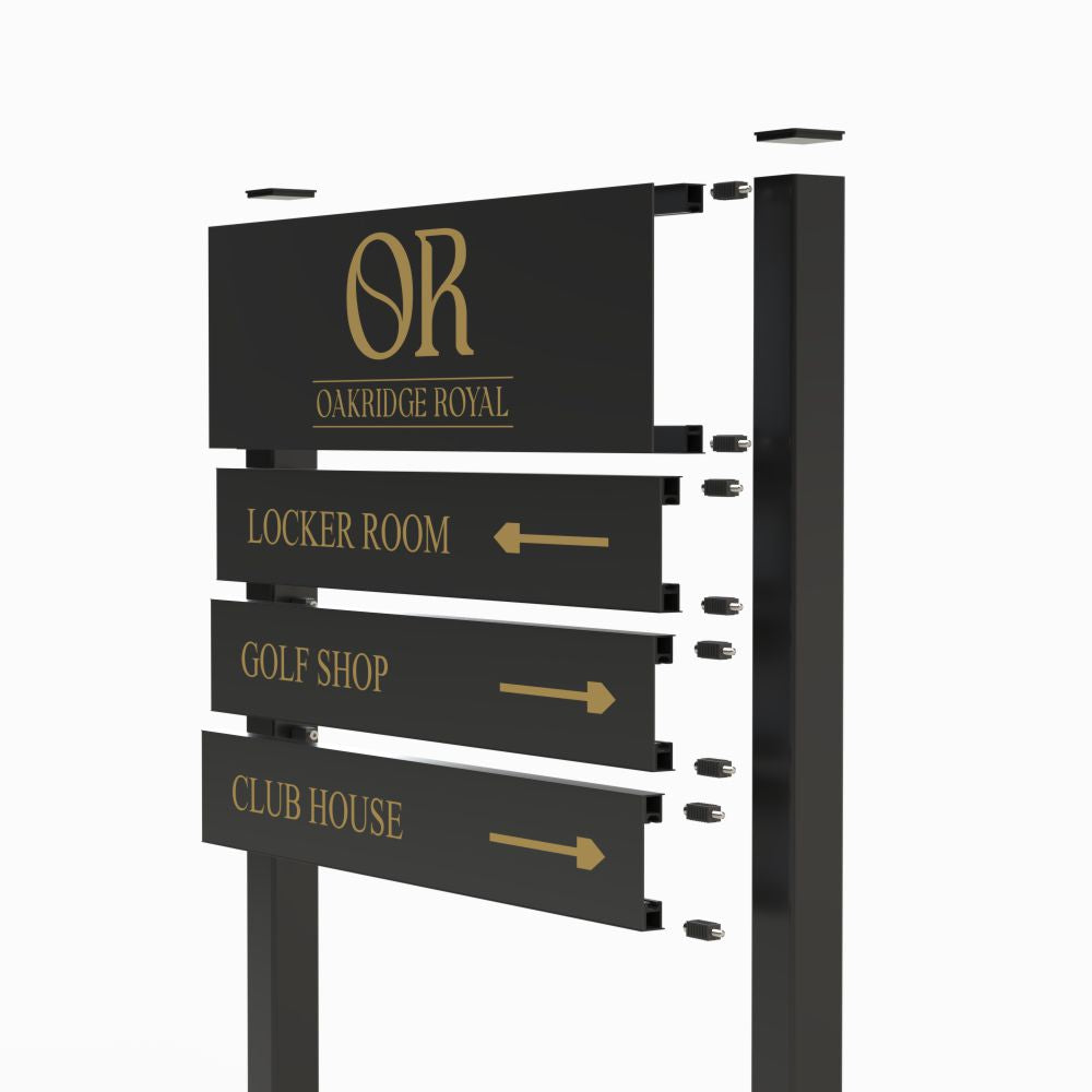 Kopa Post & Panel Wayfinding System | Trade Modular Sign System – Sign ...