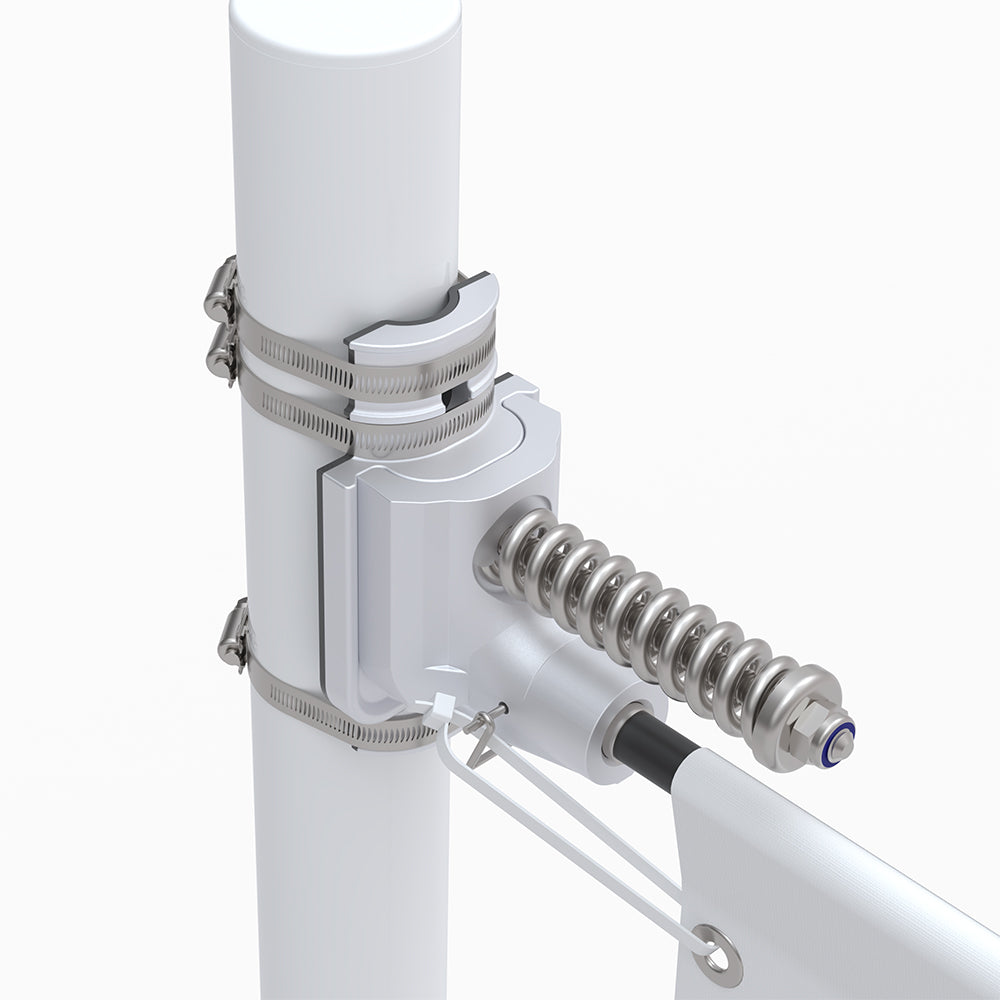 EN40 Compliant Lamp Post Banner Bracket System – Cast Aluminium Spring ...
