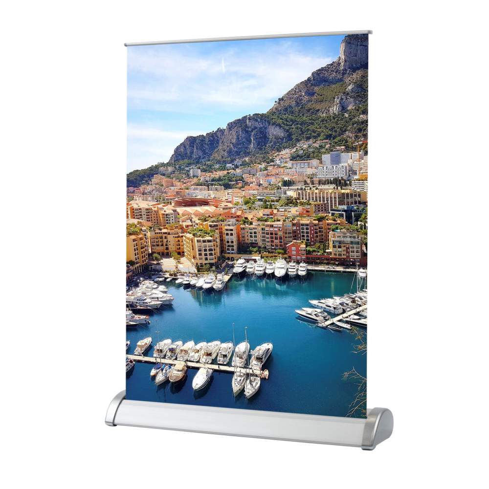 A4 Mini Roller Banner Cassette - Table Top - Trade Pricing – Sign Trade ...