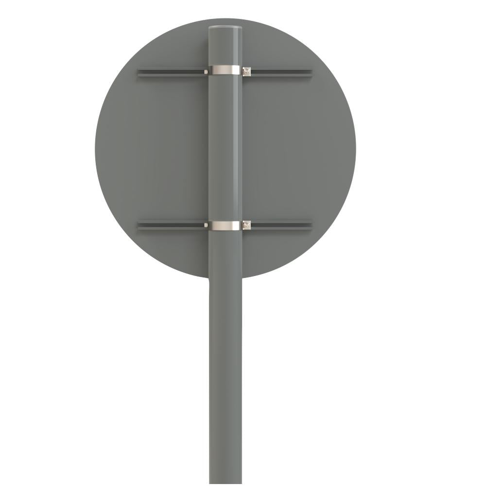 White/Grey ACM Disc Kit with Channel | Road Sign Round Blank – Sign ...