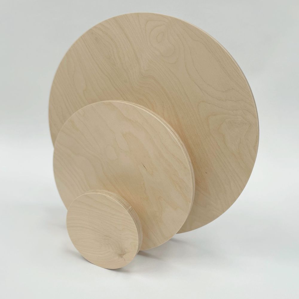 18mm Birch Ply Disc Blanks - BB grade - Interior Wood Sign Blanks ...