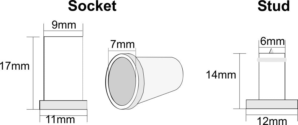 SimpleFix Small Locators - Sign Letter Fixings, UK Stock, Stand offs ...